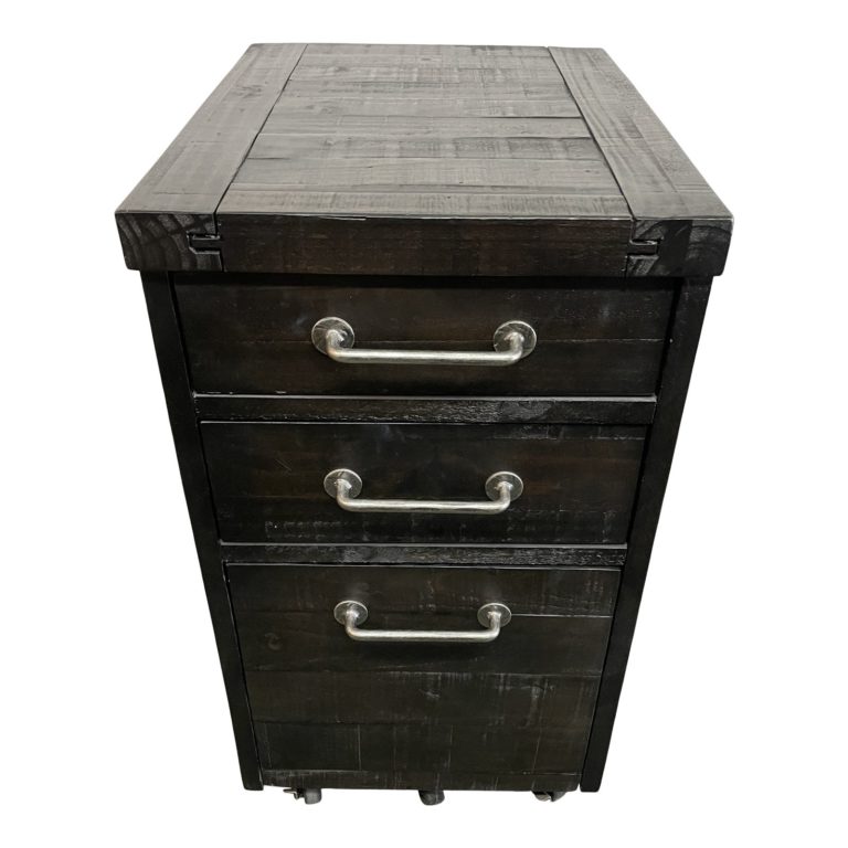 Espresso Rustic Filing Cabinet - Design Plus Gallery