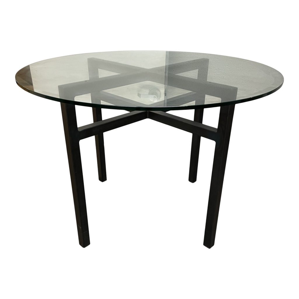 Room & Board Benson Steel + Glass Table - Design Plus Gallery