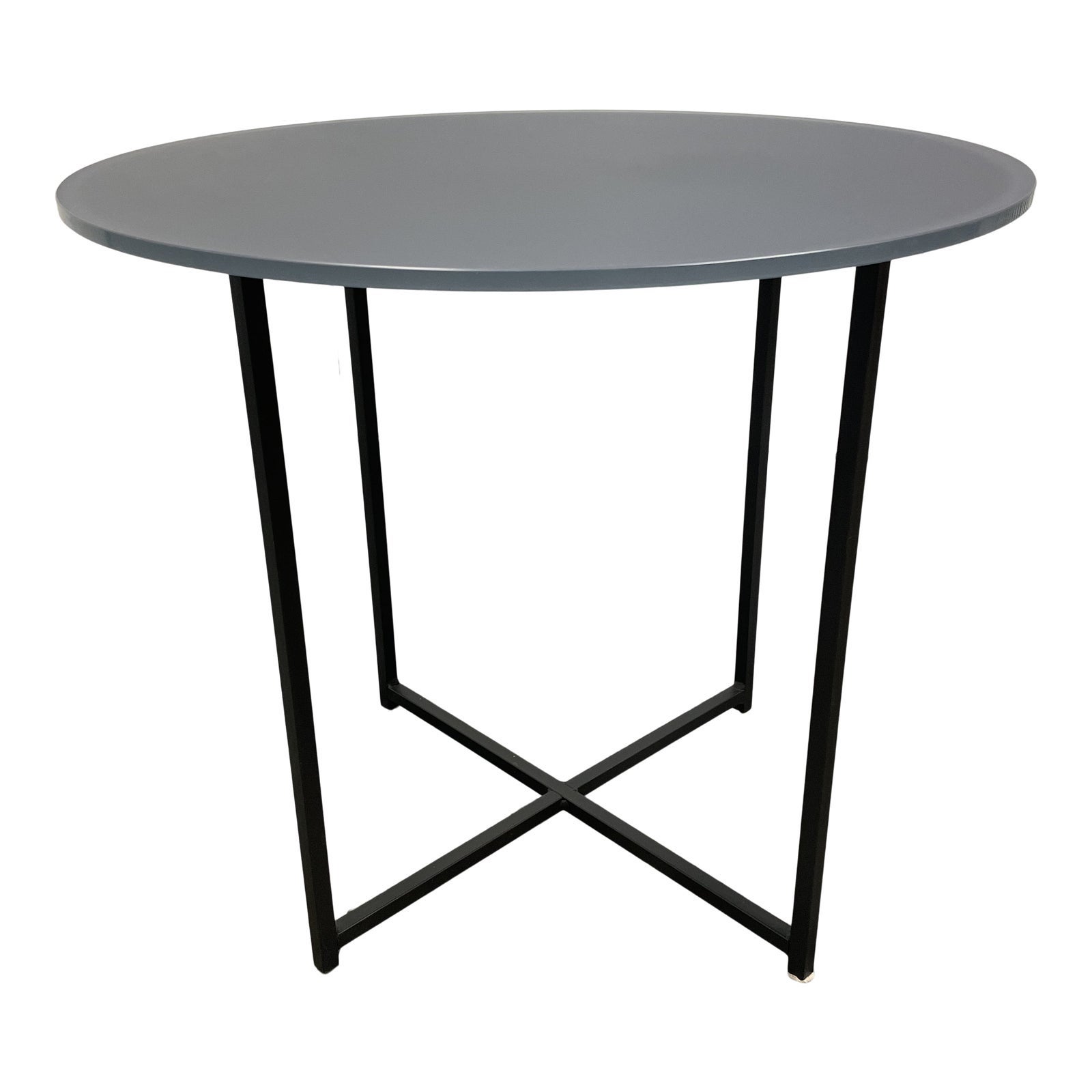 Room + Board Glass + Metal Side Table - Design Plus Gallery