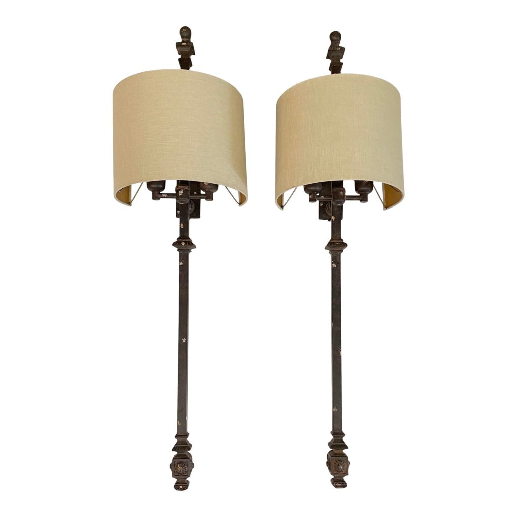 Restoration Hardware Lorraine Architectural Railing Sconces, a Pair ...