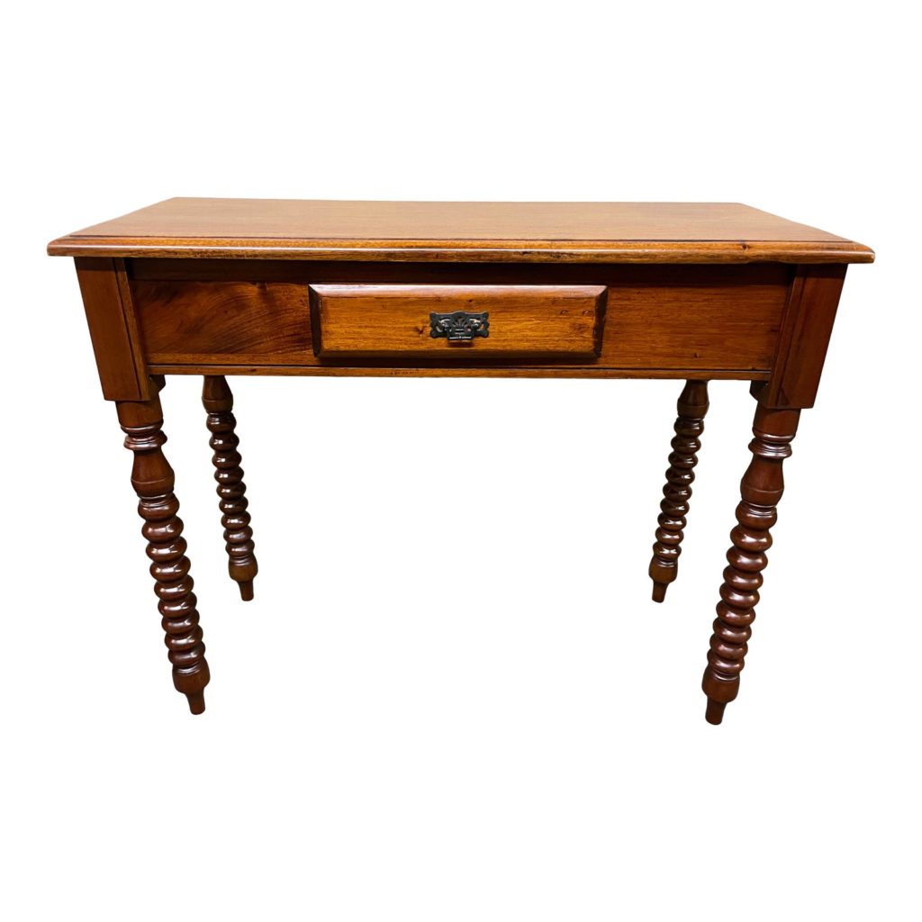 Vintage Spindle Leg Console Table or Hall Desk - Design Plus Gallery
