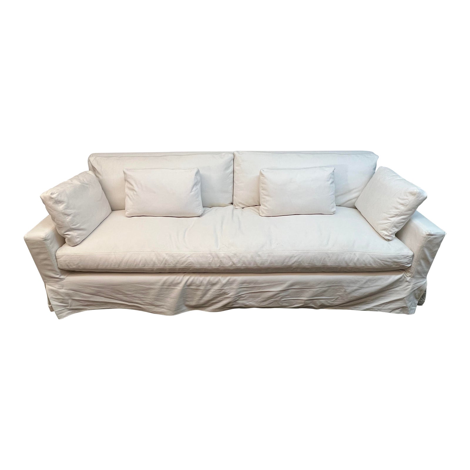 restoration-hardware-slipcovered-parisian-8ft-sofa-8416 - Design Plus ...