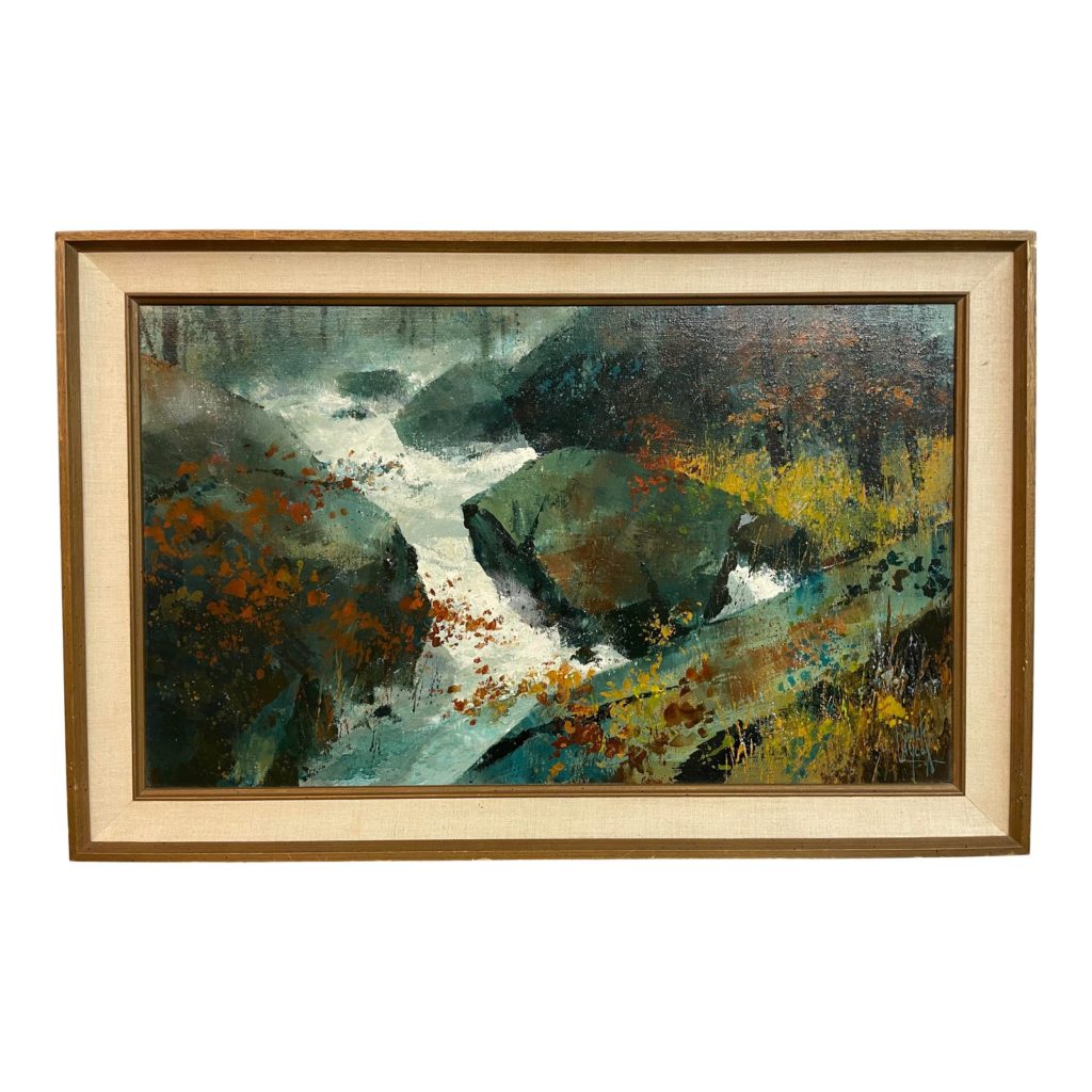 Jack Laycox "Cool Interior" Original Painting - Design Plus Gallery