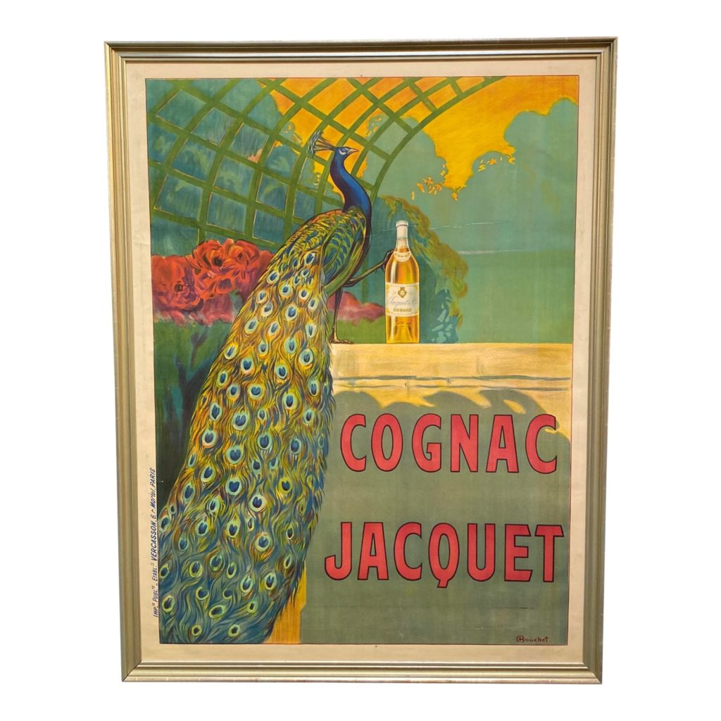 Early 20th Century Cognac Jacquet Framed French Poster - Design Plus ...