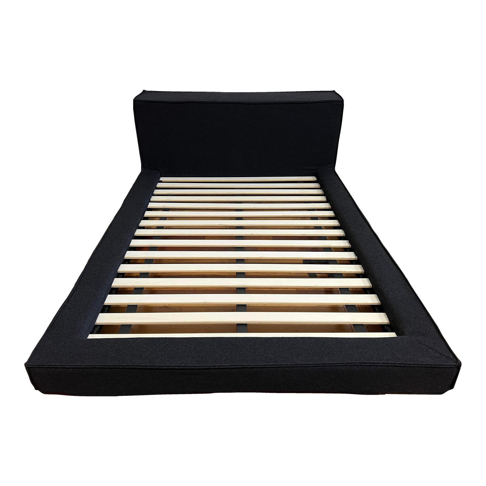 Full Size Blu Dot Dodu Charcoal Slipcover Bed Frame. Original Price ...