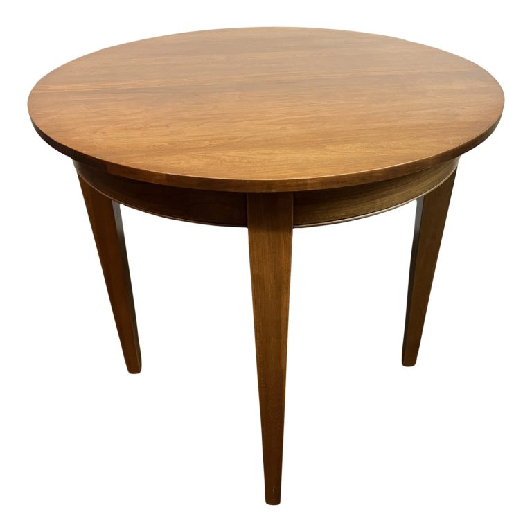 Custom 30 Inch Round Wood Occasional Table - Design Plus Gallery