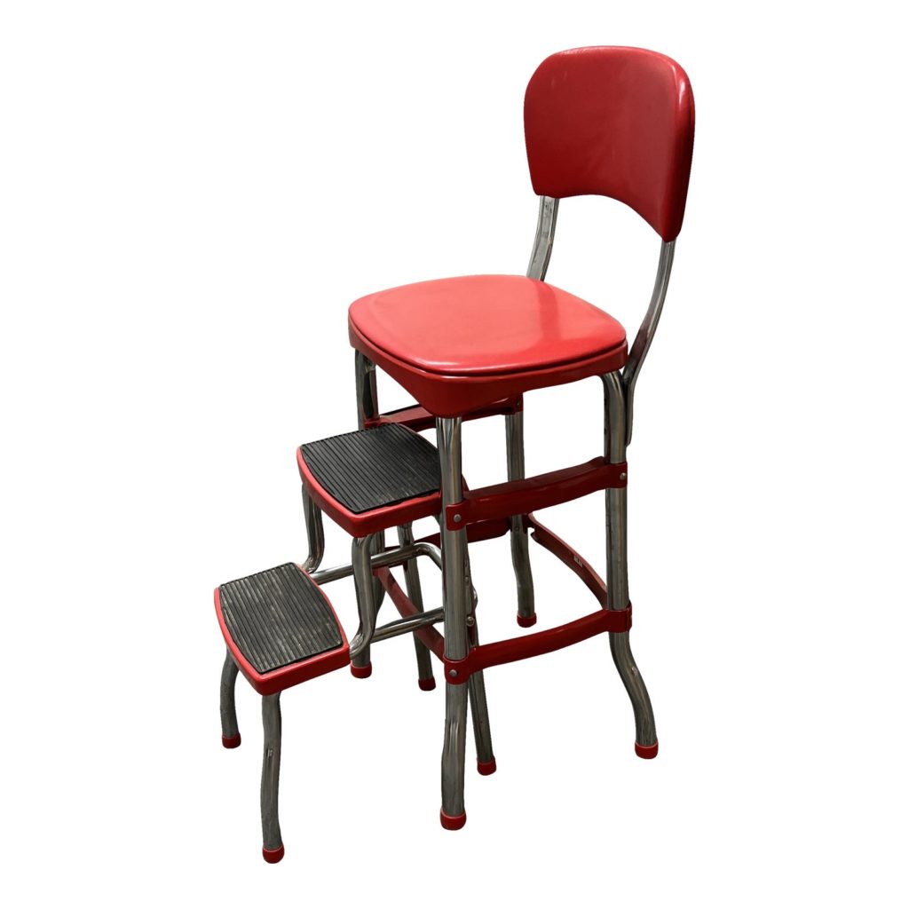 Cosco Red 2-Step Steel Retro Step Stool. Original Price: $80 - Design ...