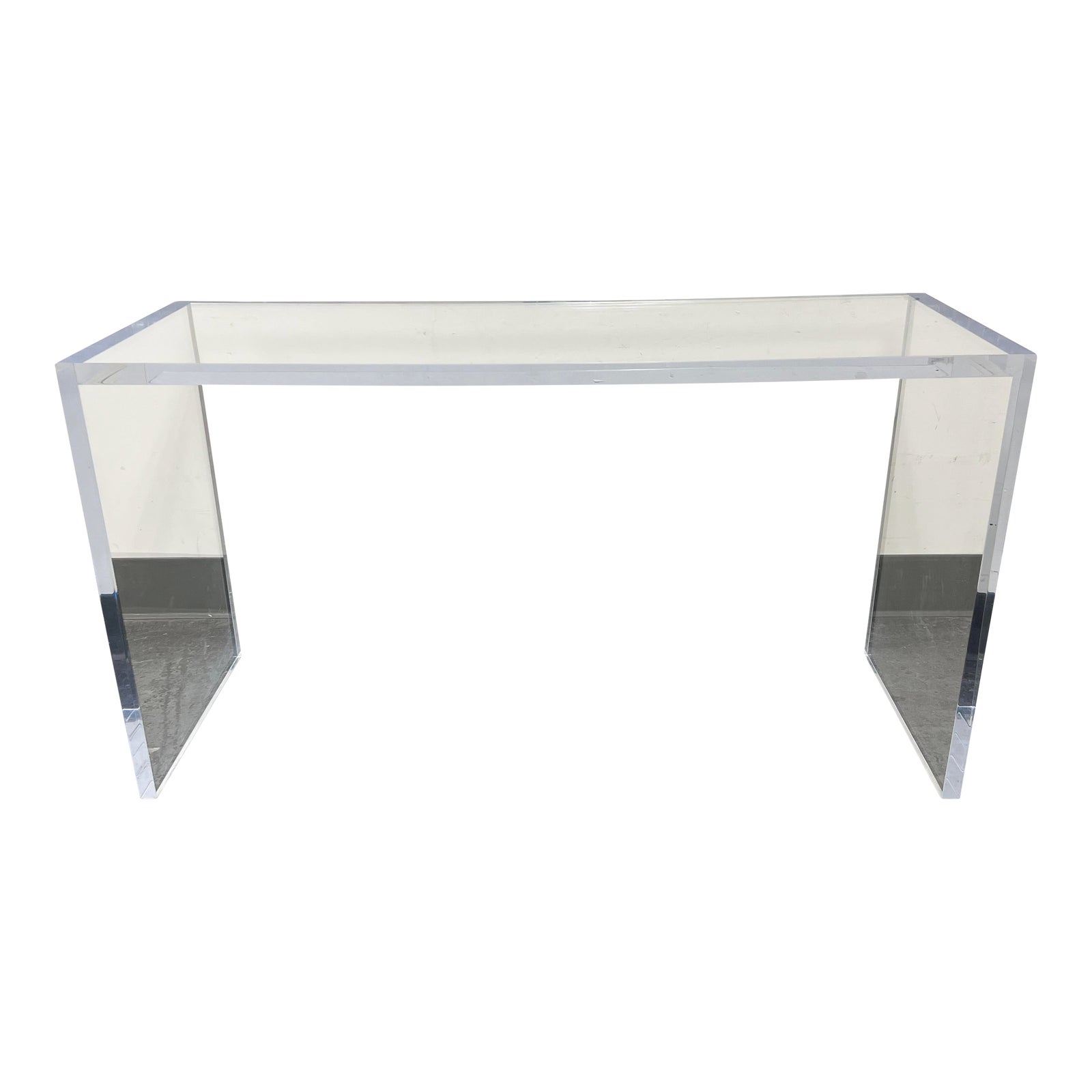 plexi-craft-custom-slab-console-table-5910 - Design Plus Gallery