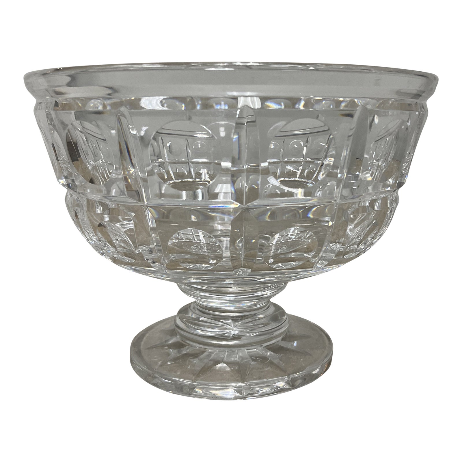 stuart-england-footed-crystal-bowl-7216 - Design Plus Gallery