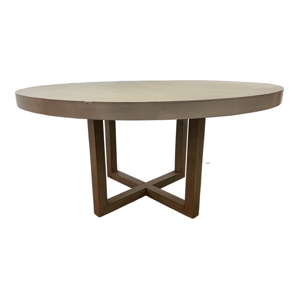 Restoration Hardware Heston Concrete Dining Table. Original Price: $4,090 - Design Plus Gallery