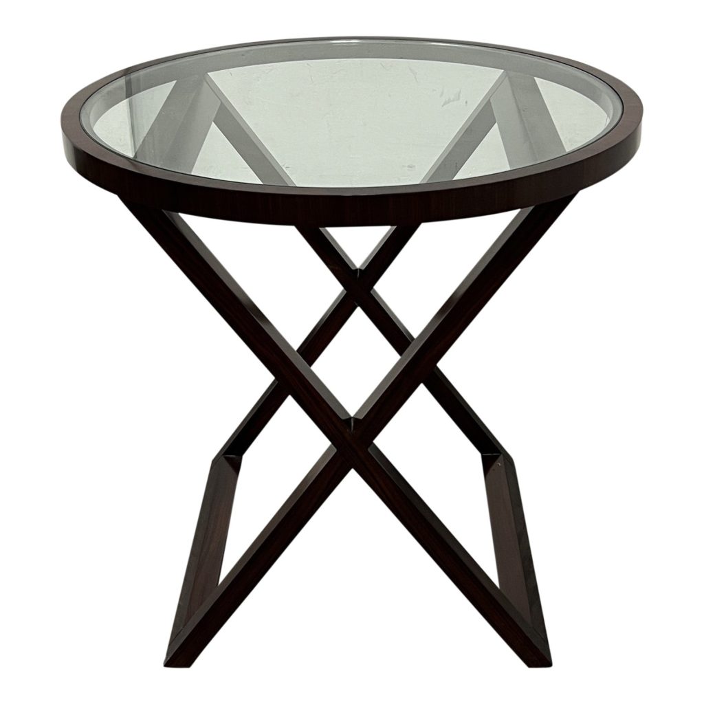 Ralph Lauren Mercer Street Round Side Table | Design Plus Gallery