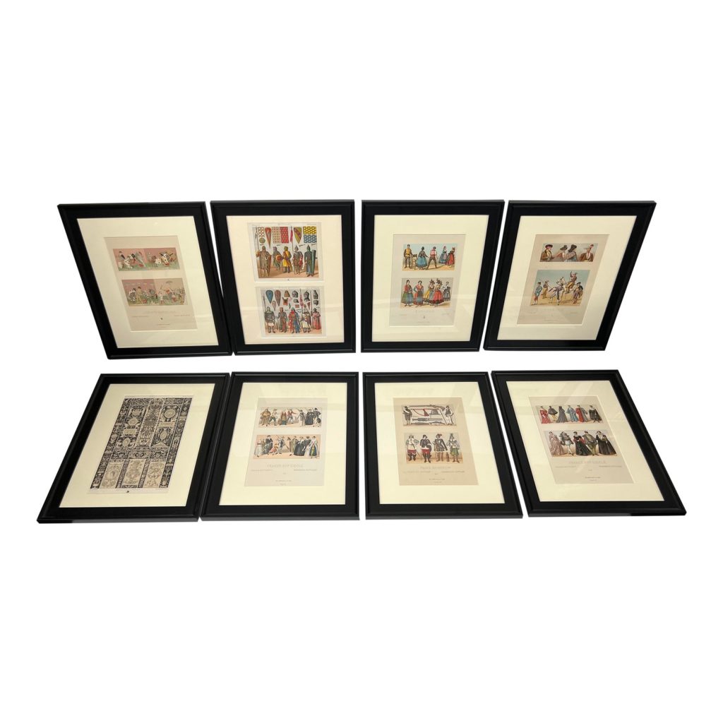 Vintage European Prints, Set of Eight | Design Plus Gallery