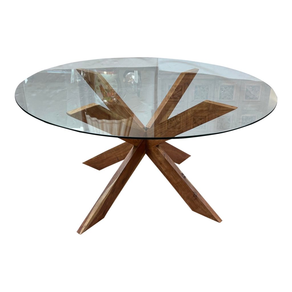 Wisteria Cross Base Dining Table. Original Price: $1,000 - Design Plus ...