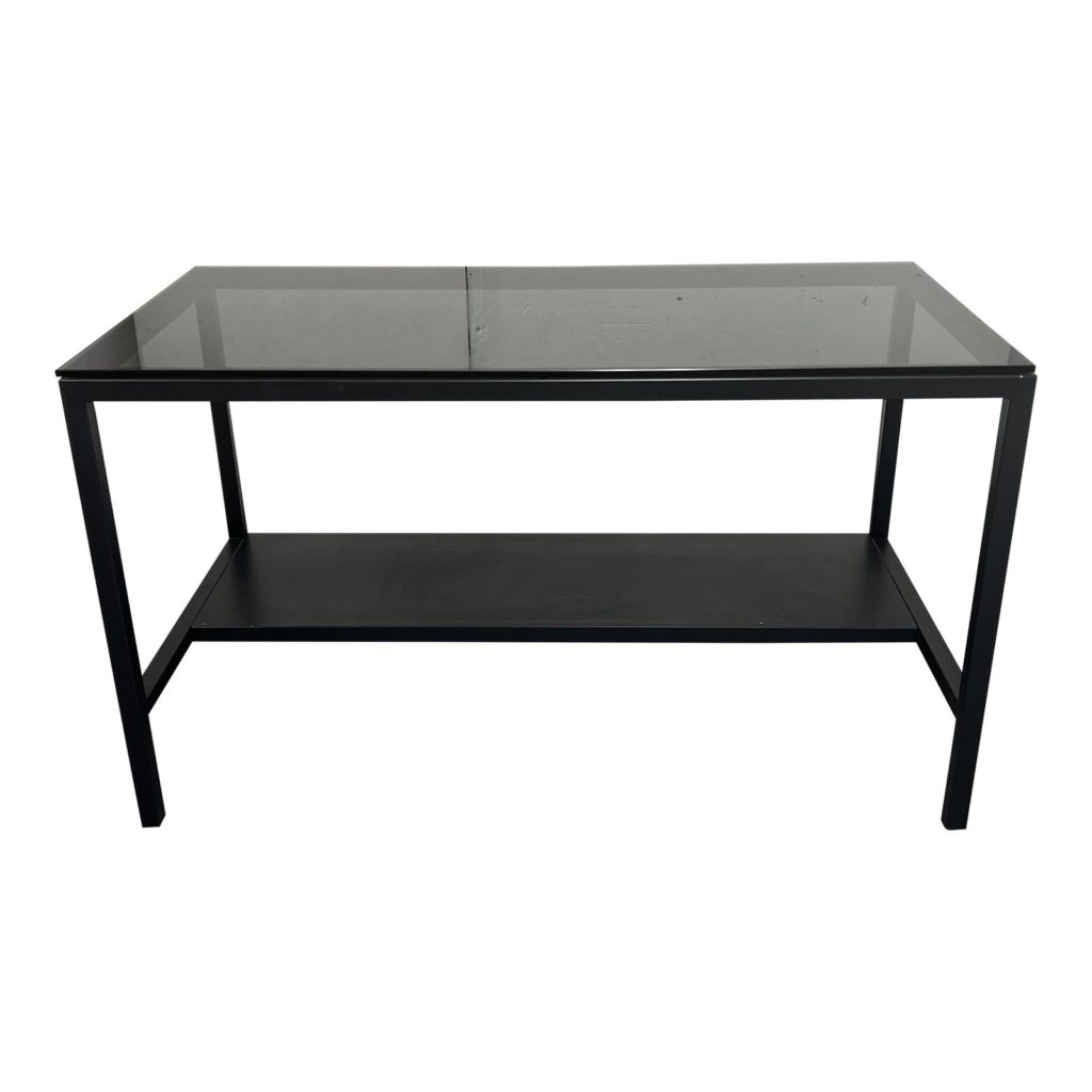 Room & Board Counter Table + Shelf + Smoked Glass. Original Price ...