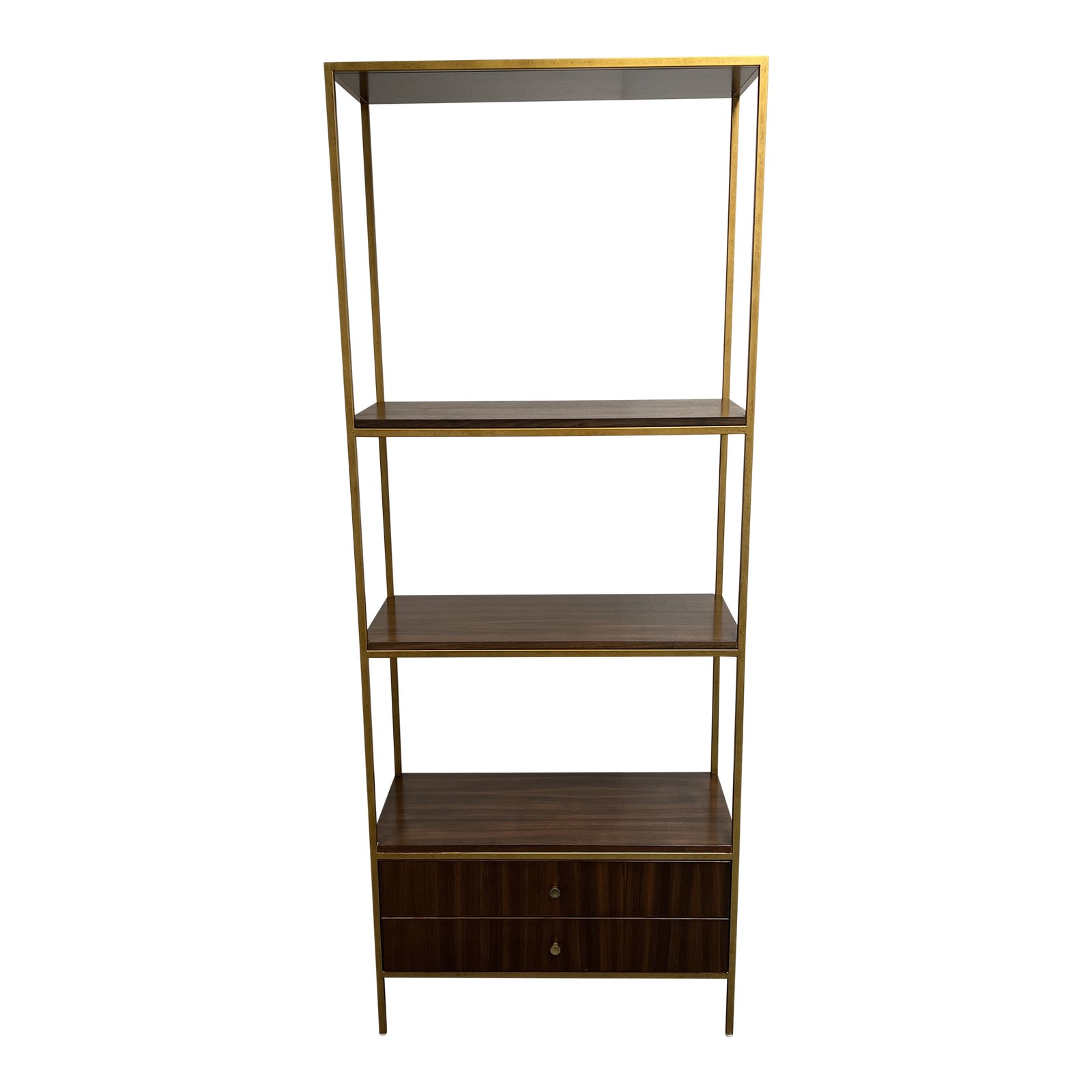 Andrew Martin Chester Warm Walnut Shelf Unit L. Original Price: $2,585 ...