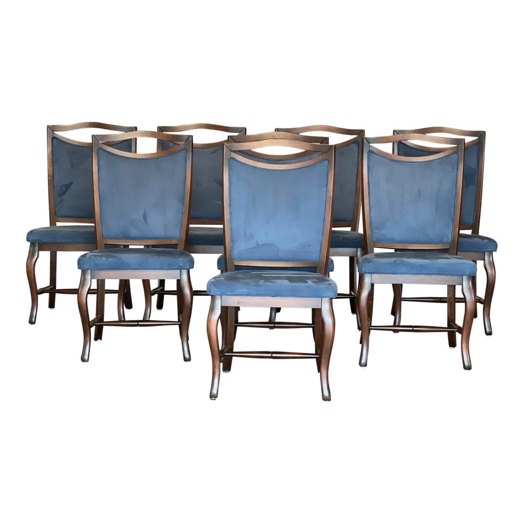 Canadel Transitional Dining Chairs, Set of Eight - Design Plus Gallery