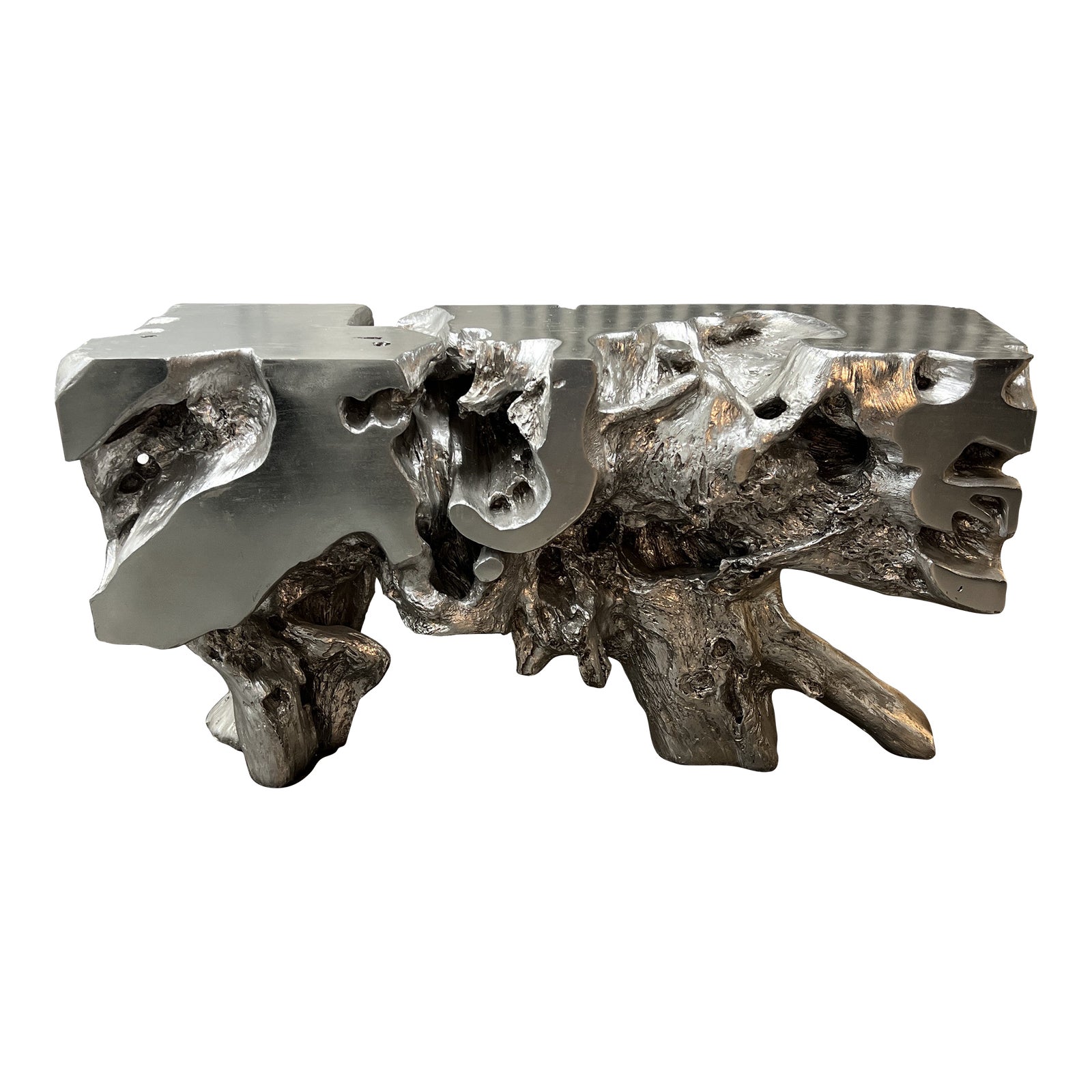 sequoia-silver-finish-console-table-3562 - Design Plus Gallery