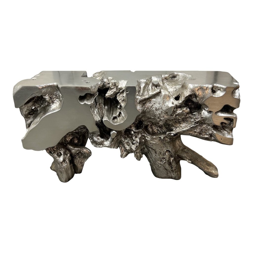 Sequoia Silver Finish Console Table. Original Price: $1,500 - Design ...