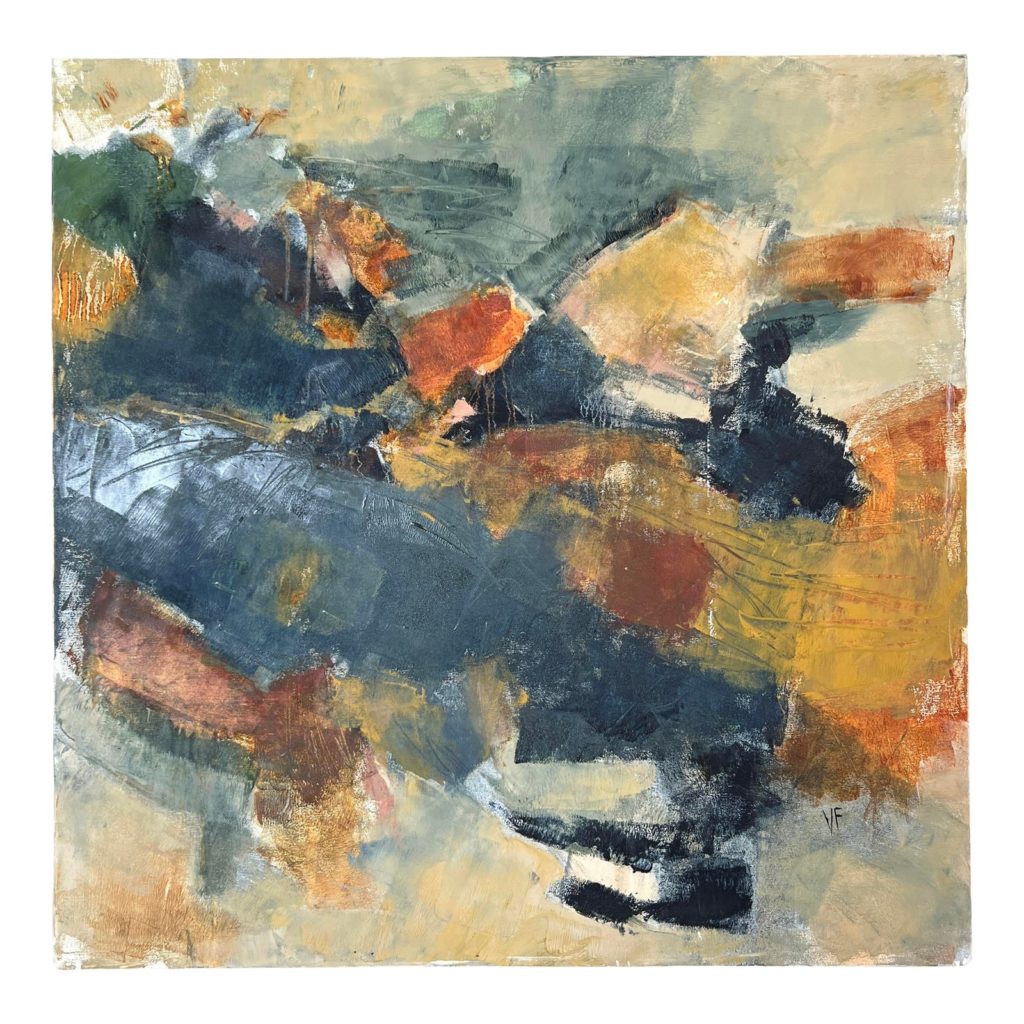 Original Abstract Painting, Signature VF | Design Plus Gallery