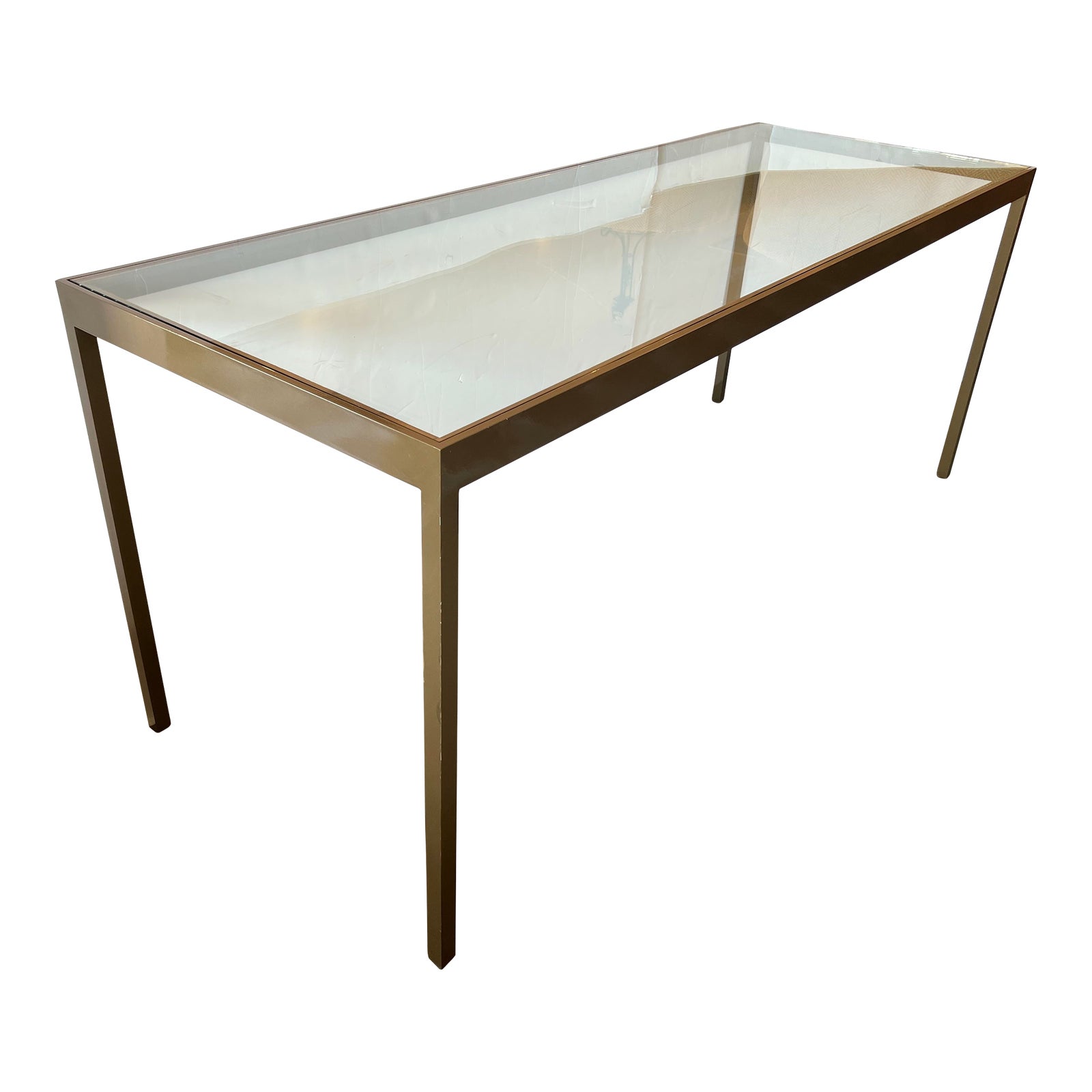 custom-fabricated-auto-painted-steel-and-glass-console-table-9758 ...