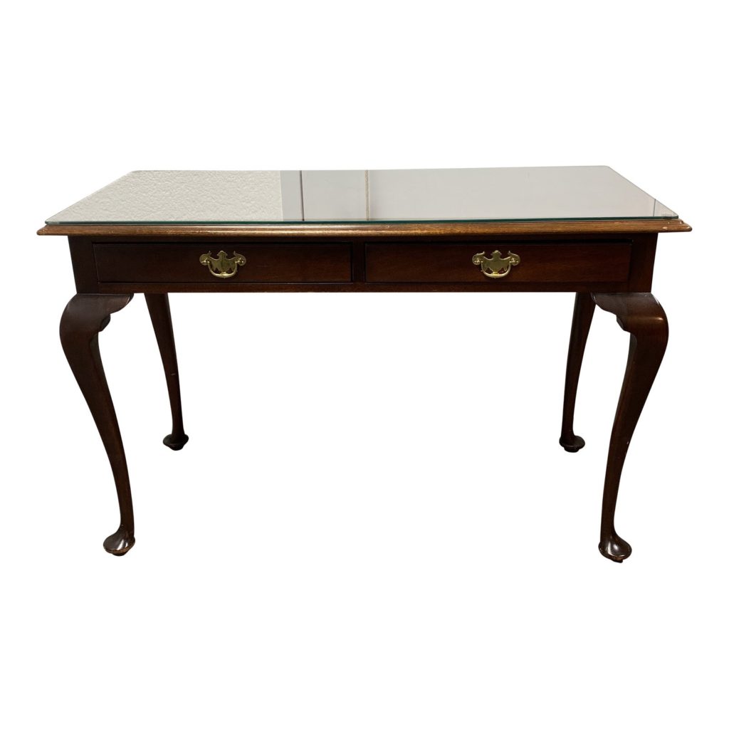 Kittinger Williamsburg Queen Anne Two Drawer Desk | Design Plus Gallery