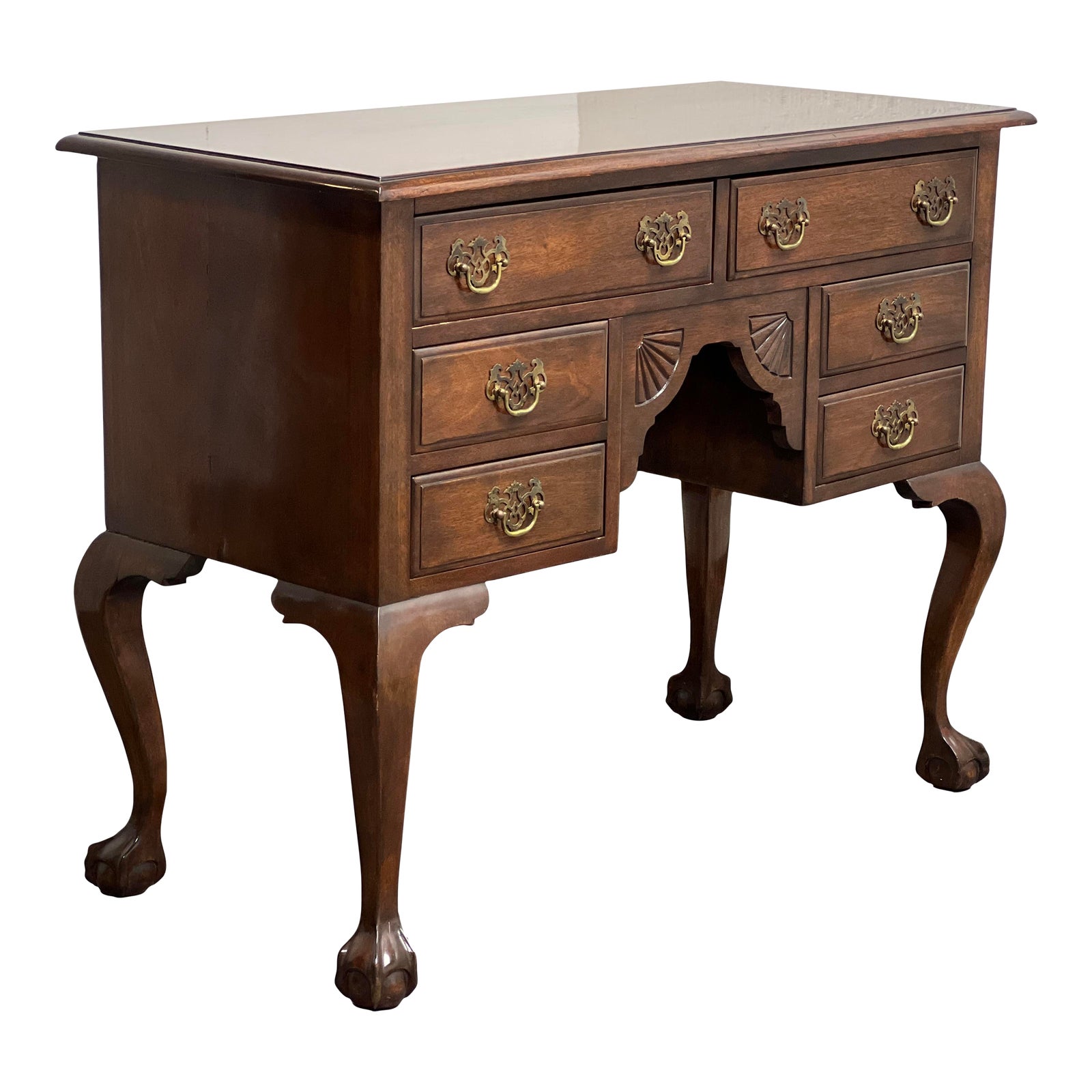 Colonial Wood Console Table + Drawers - Design Plus Gallery