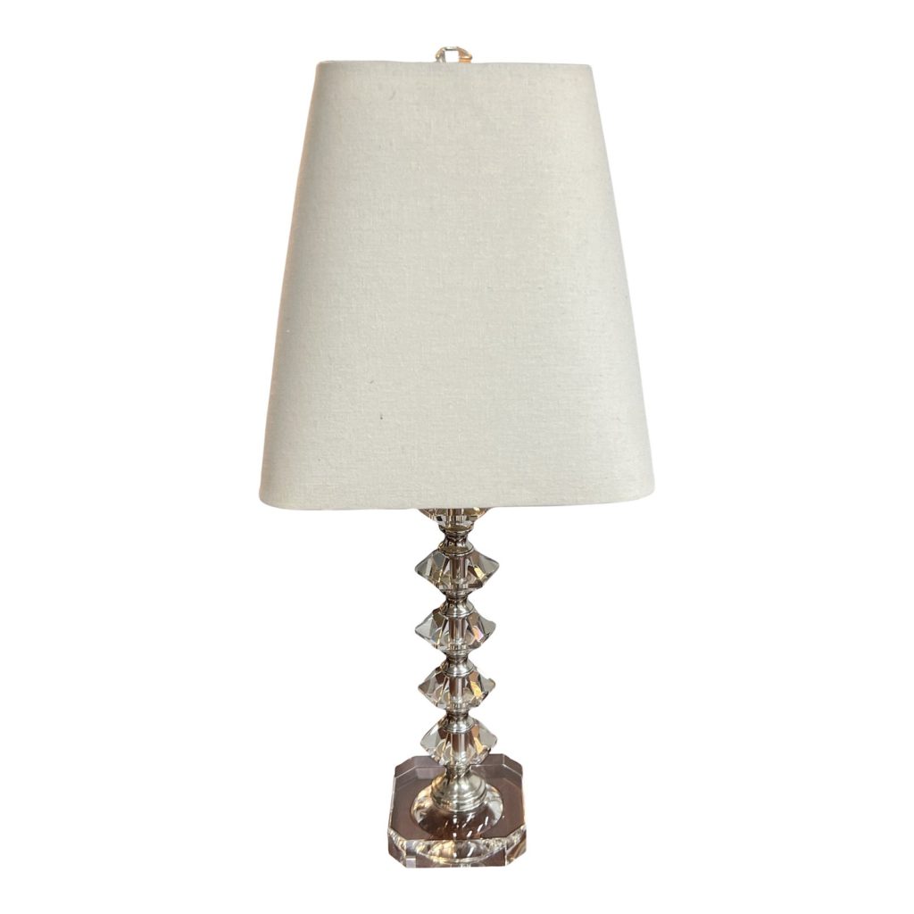 Restoration Hardware Crystal Table Lamp - Design Plus Gallery