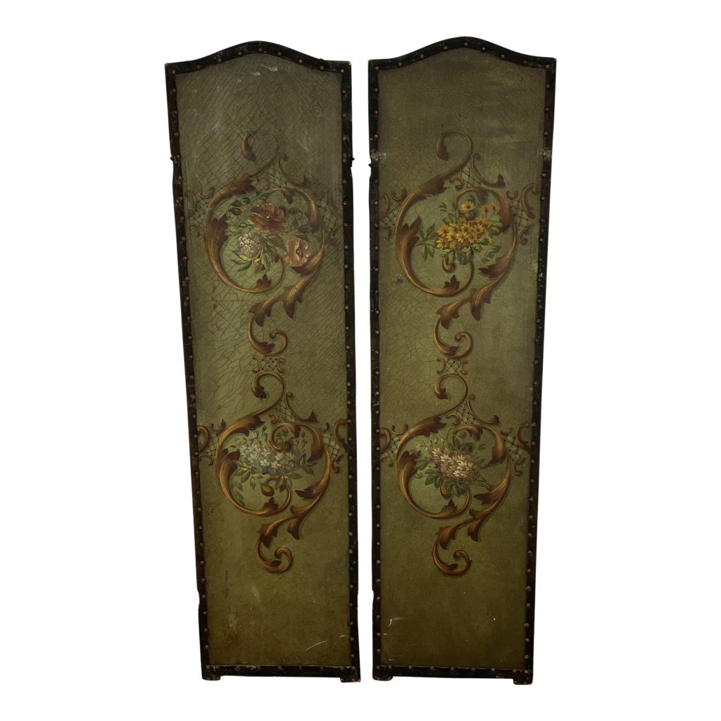 Antique Wall Hanging Screen Panels, a Pair | Design Plus Gallery