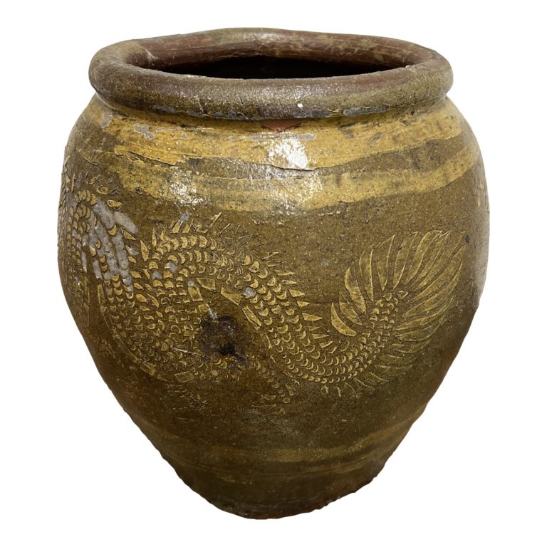 Handcrafted Asian Dragon Clay Pottery - Design Plus Gallery