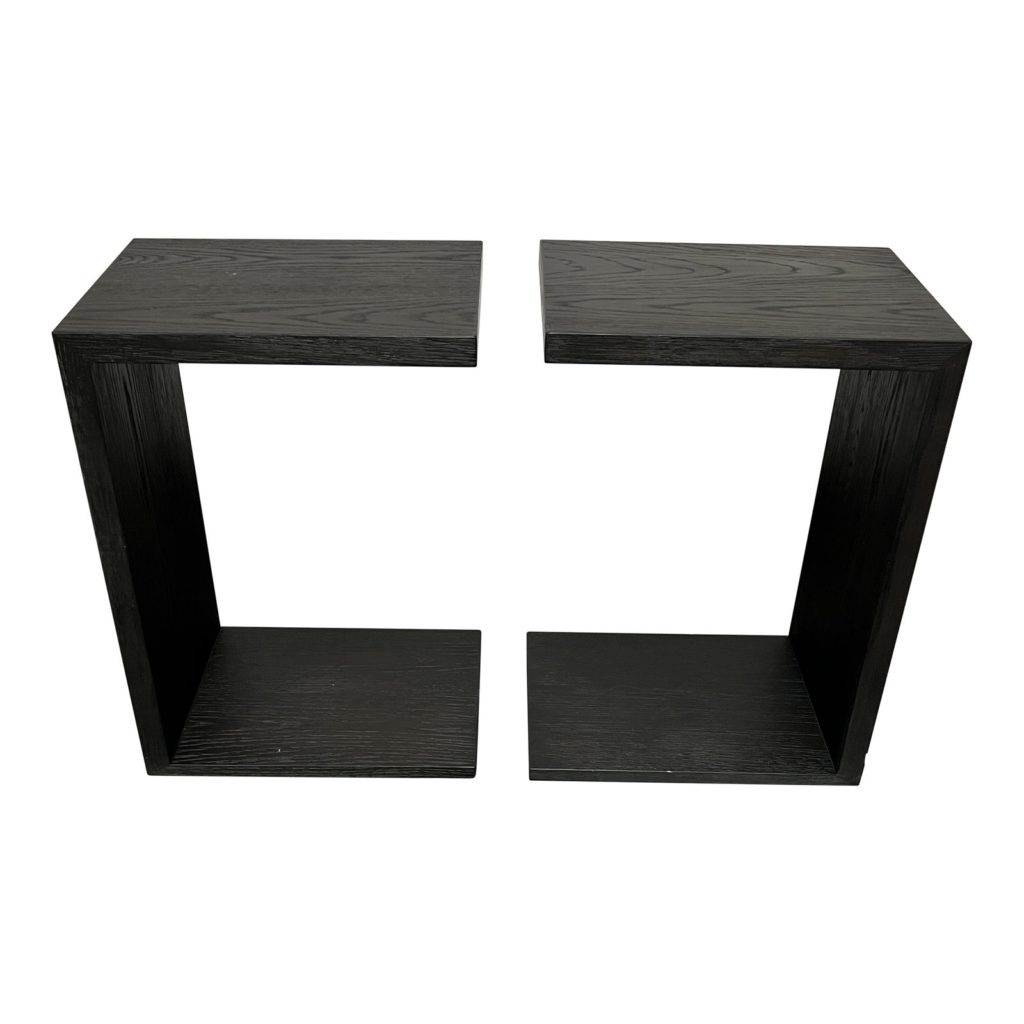 Restoration Hardware Cloud Modular C Tables, a Pair. Original Price: $870 - Design Plus Gallery