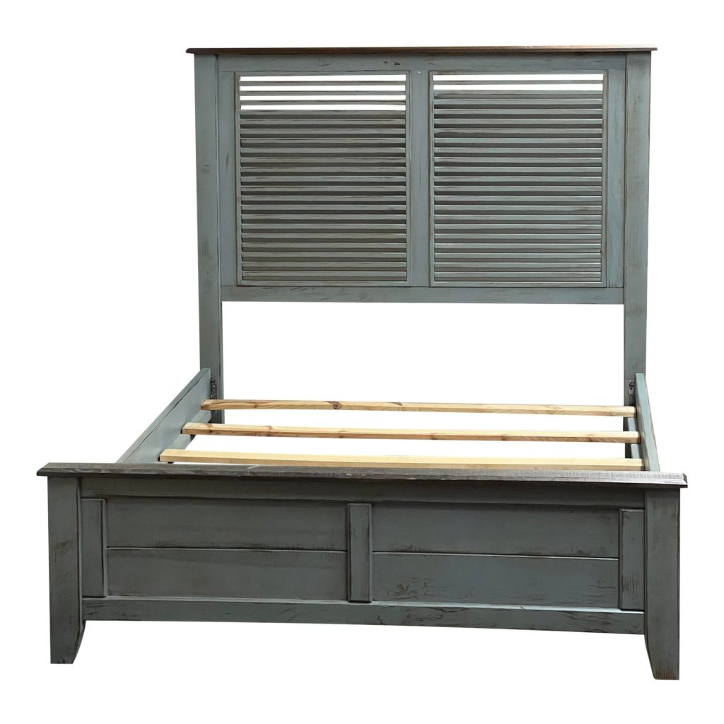 Queen Size Harvest Home Shutter Bed Frame - Design Plus Gallery
