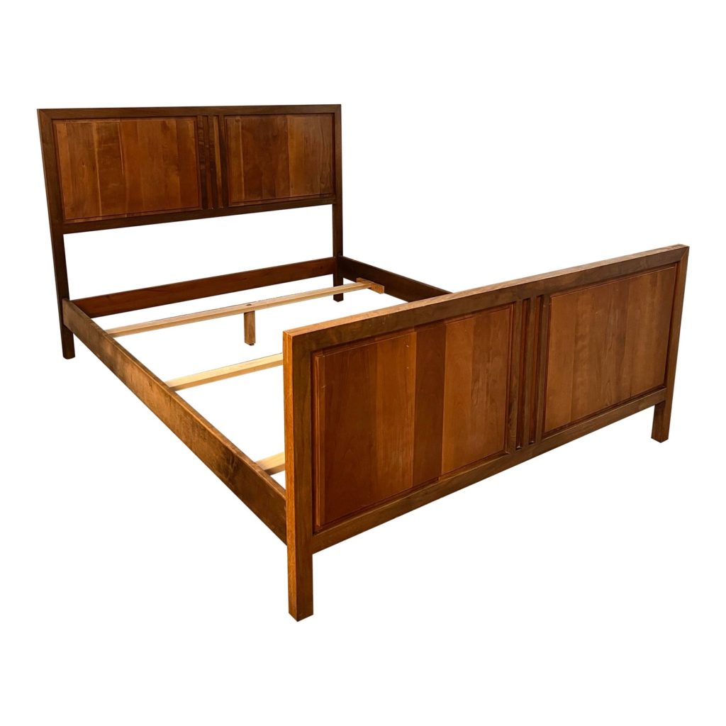 Queen Size Stickley Furniture Cherry Bed Frame 7710b #713 - Design Plus ...