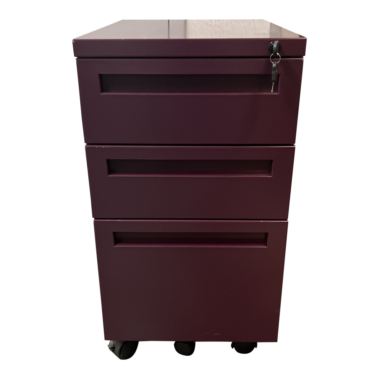 haworth-mobile-box-box-file-pedestal-in-plum-1711 - Design Plus Gallery