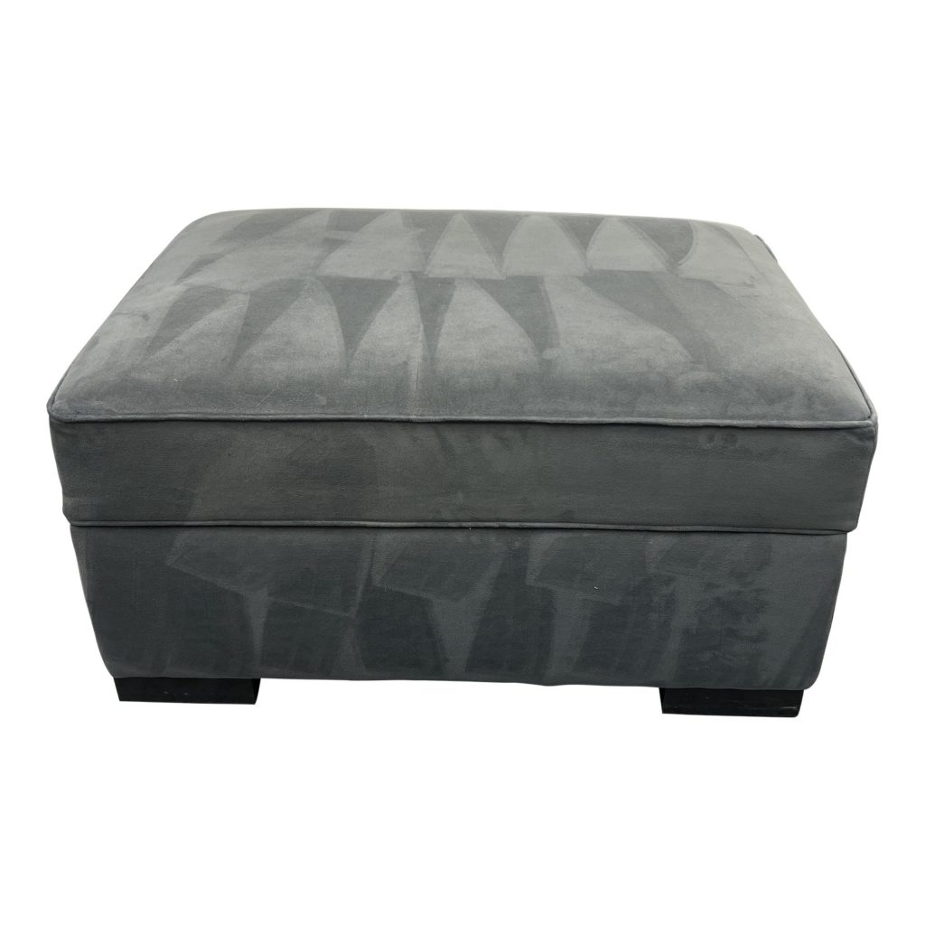 Jonathan Louis Gray Storage Ottoman - Design Plus Gallery