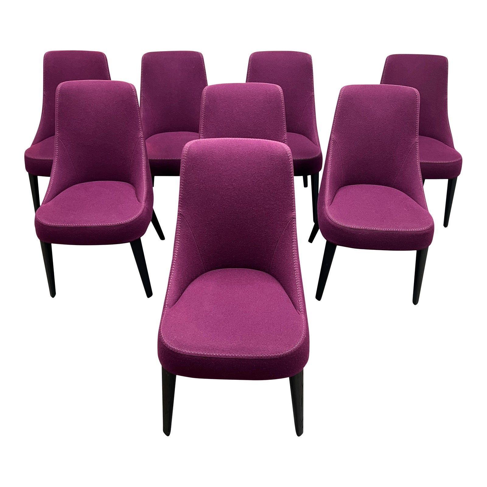 bandb-italia-antonio-citterio-maxalto-febo-chairs-set-of-8-6657 ...