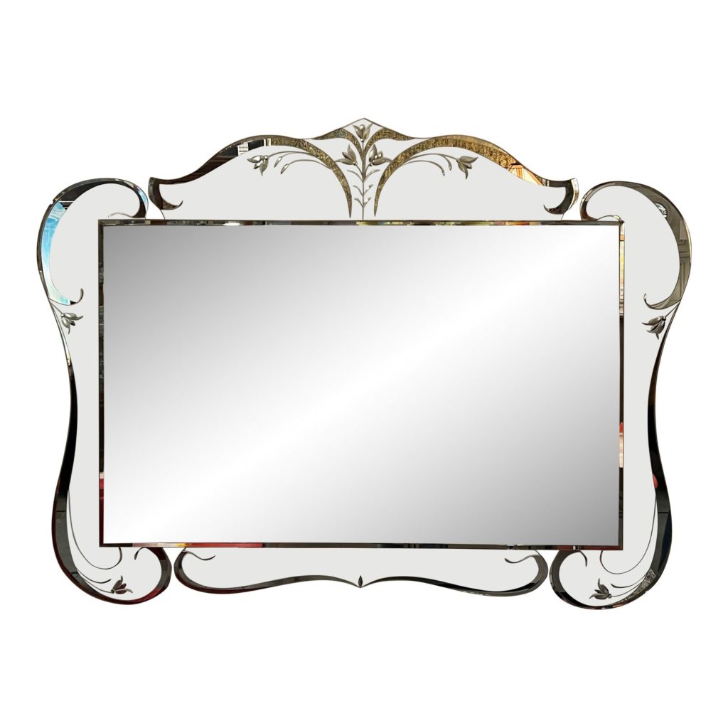 Venetian Style Large Curved Mirror - Design Plus Gallery