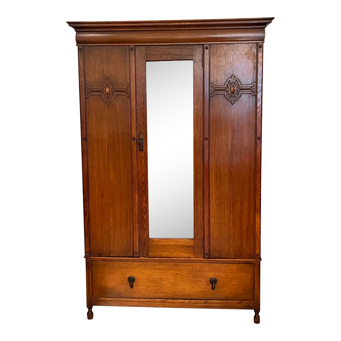 Ray Miles Liverpool Antique Three Piece Mirrored Armoire Design Plus Gallery