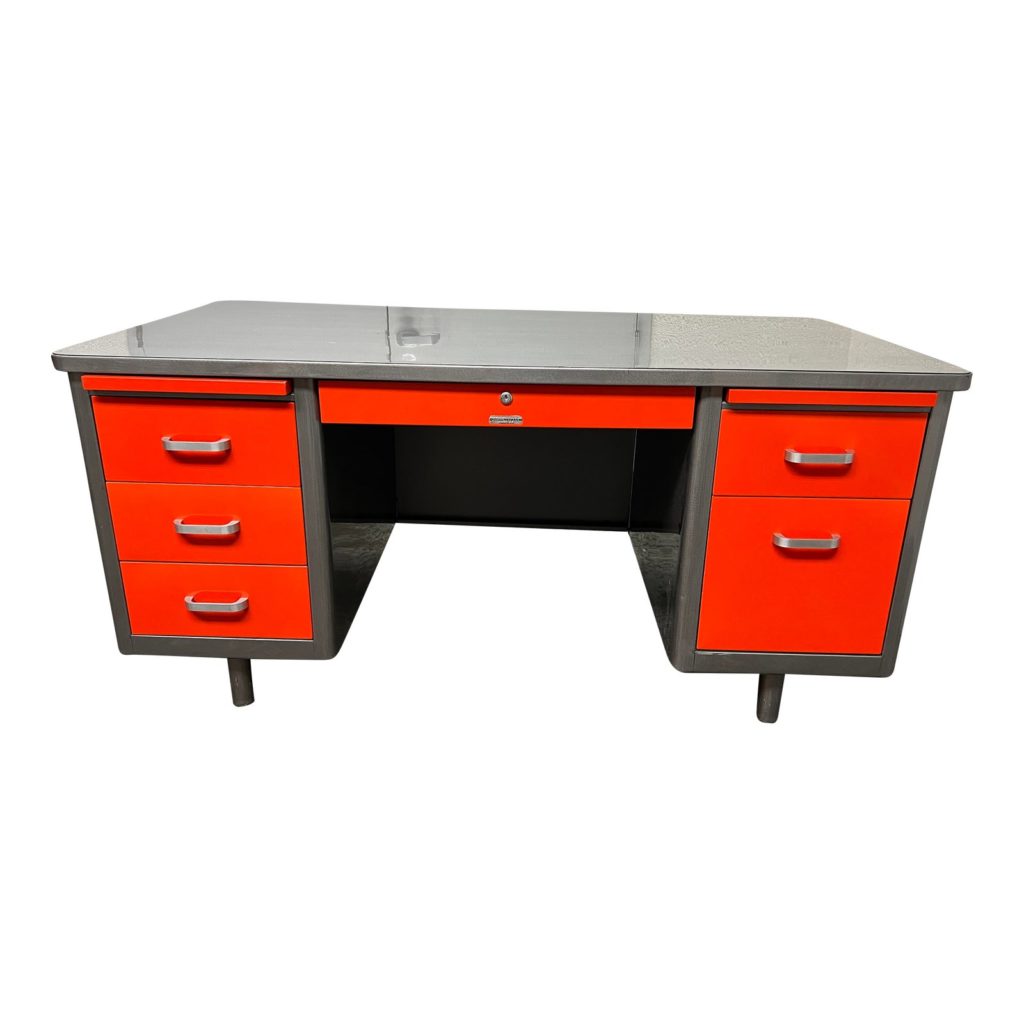 Mid 20th Century McDowell & Craig Tanker Desk. Original Price: $3,000 ...