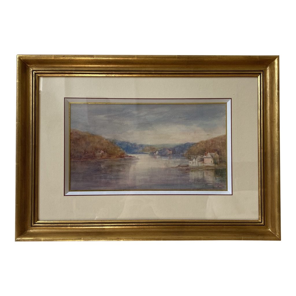E. Davies, Scene on an Estuary Artwork + Signed - Design Plus Gallery