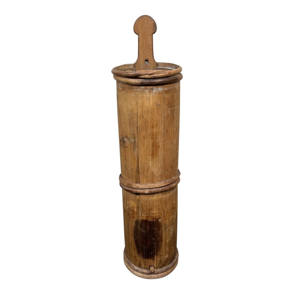 Early Primitive Wood-Staved Butter Churn - Design Plus Gallery