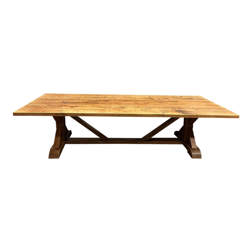 Big Daddy's Antique Rustic Country Kitchen Table - Design Plus Gallery