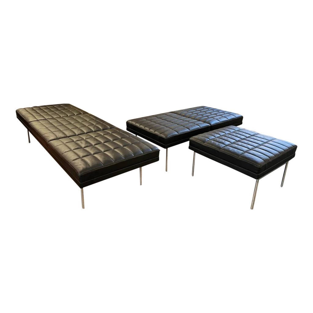 Geiger Furniture Herman Miller/BassemFellows Tuxedo Leather Museum ...