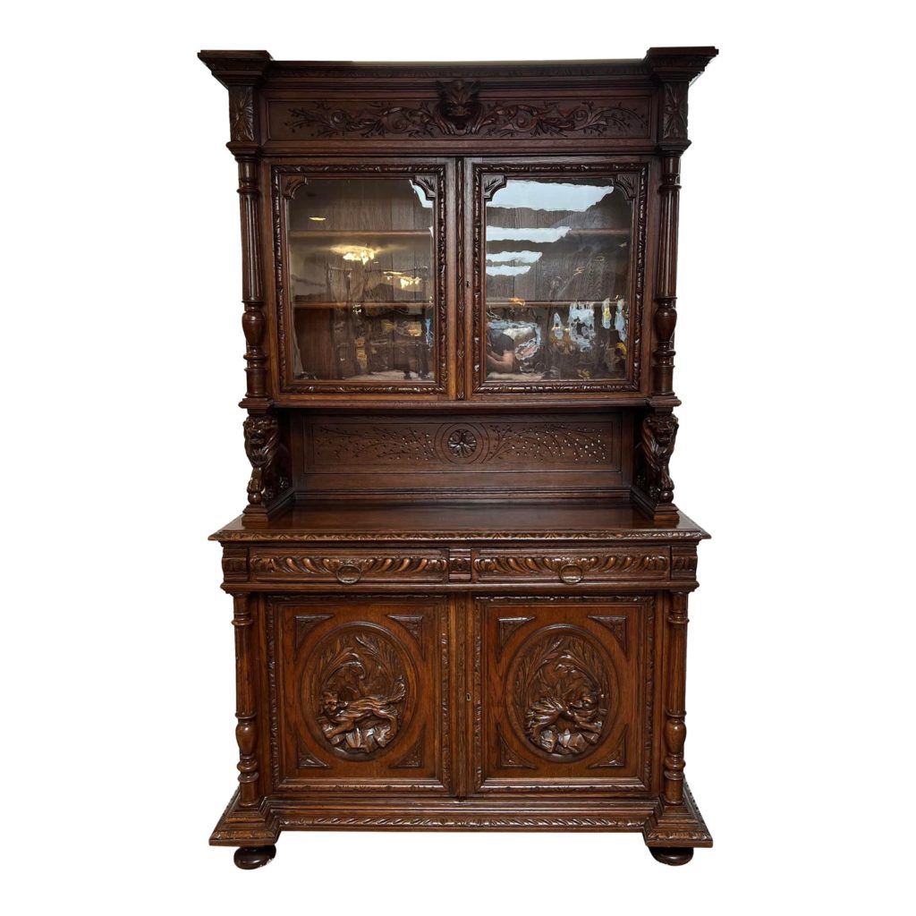 Mid 19th Century Circa 1860 French Antique Hunt Buffet. Original Price ...