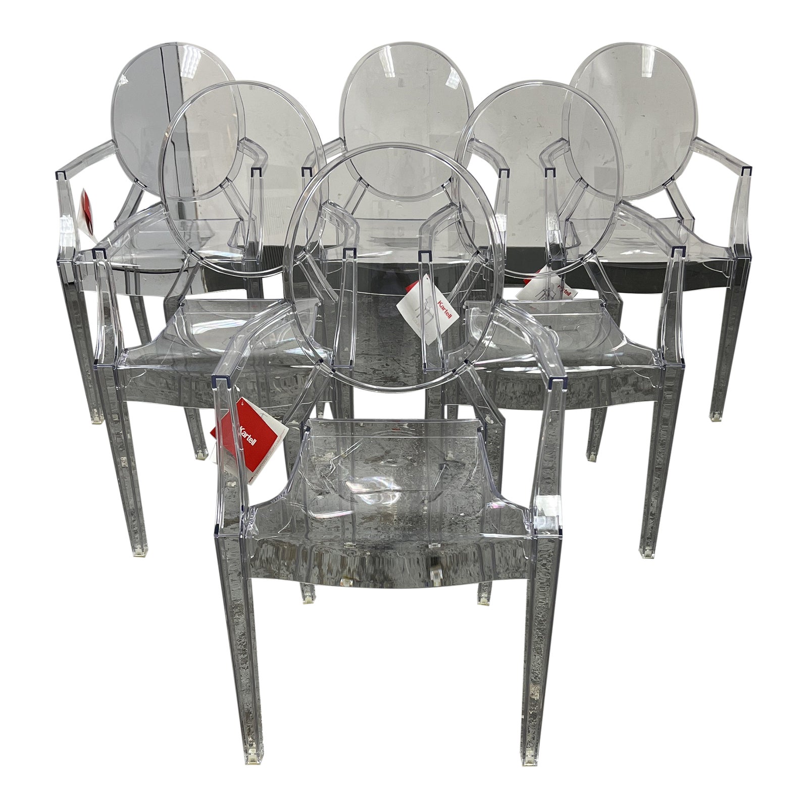Kartell Designs Louis Ghost Chairs, Set of Six. Original Price: $3,240 ...