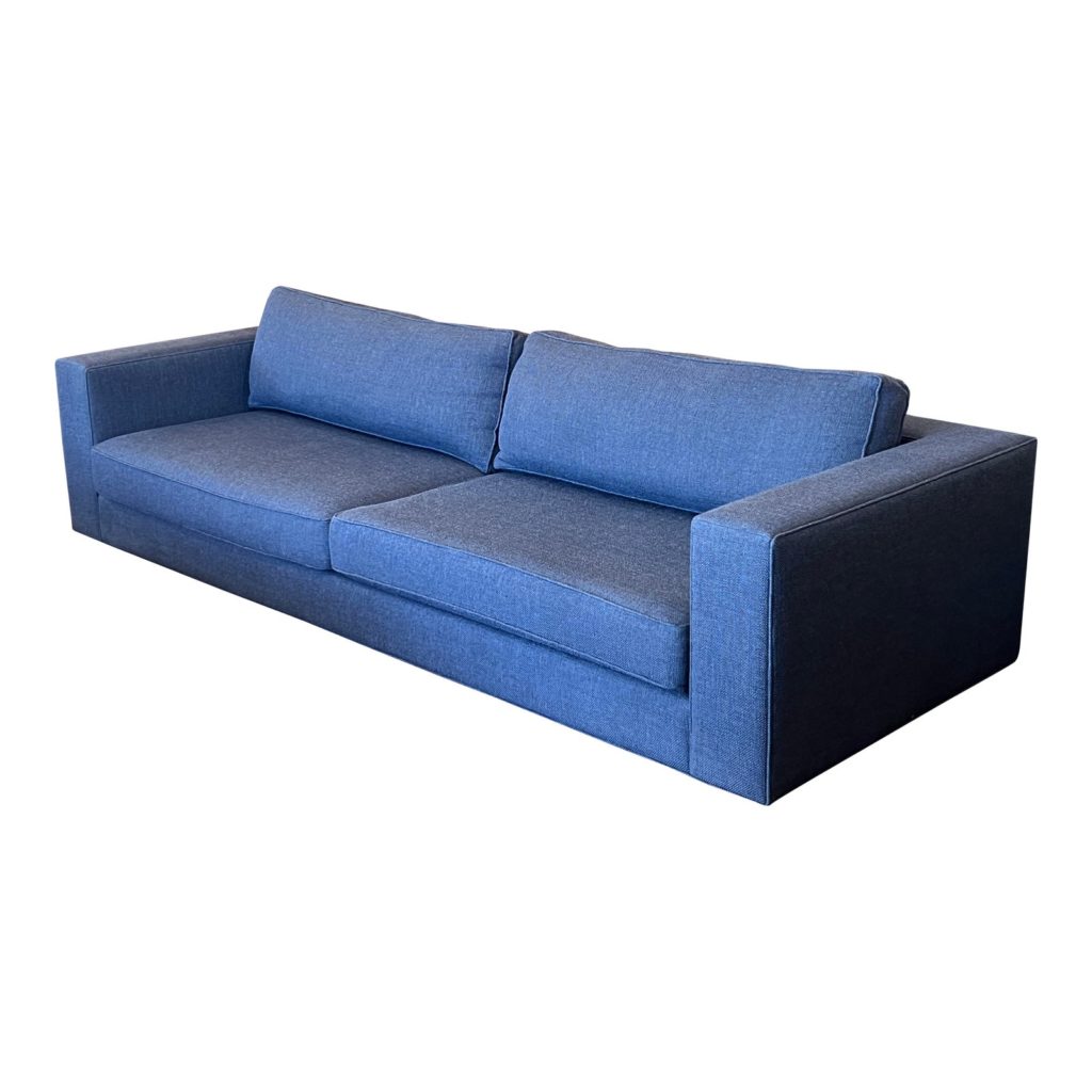 Restoration Hardware Maddox Indigo Sofa. Original Price: $4,950 ...