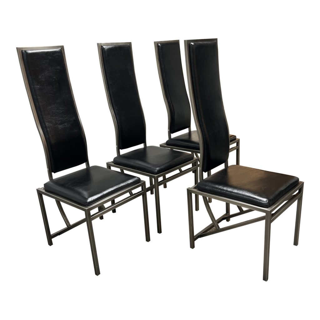 Design Institute America (Dia) Memphis Design High + Curvy Back Steel ...