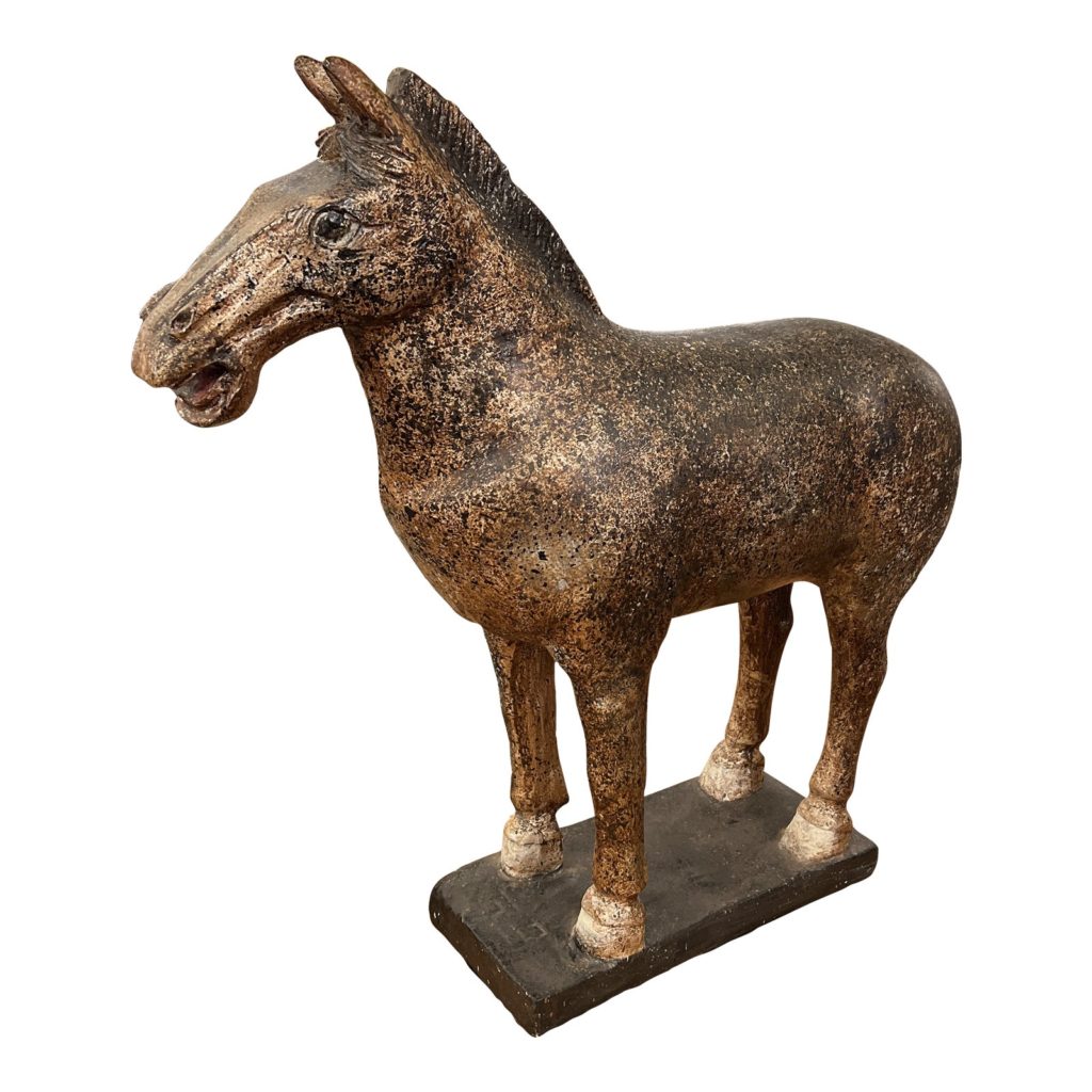 Vintage Donkey Paper Machete Objet - Design Plus Gallery