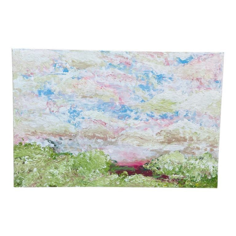 1964 Richard Ewen Still Life on Blue Table Original Framed Painting ...