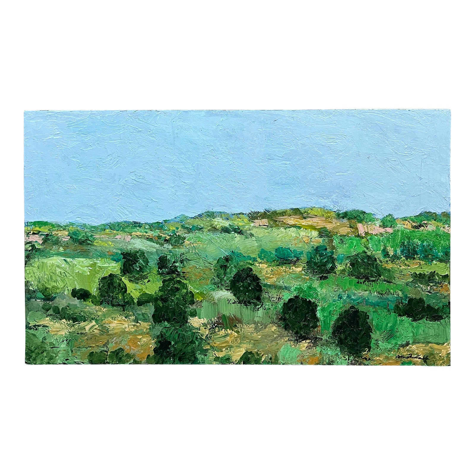 Allan P. Friedlander "Just Roll Along" Original Acrylic Painting ...