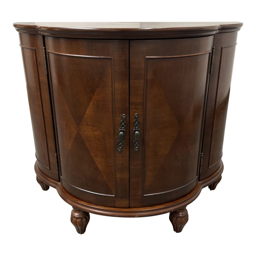 Vintage Bombay Furniture Company Cherry Finish Liquor Cabinet - Design ...